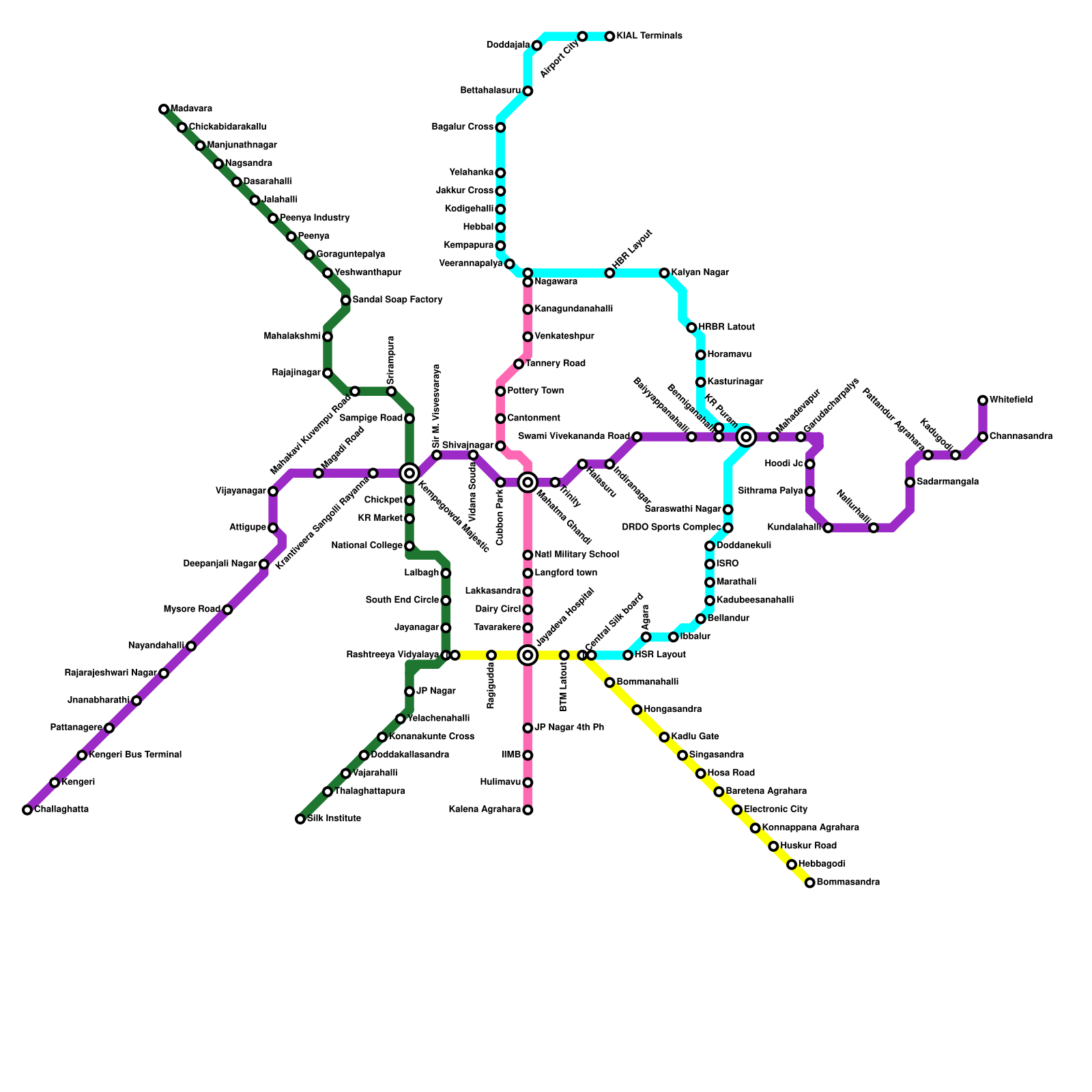 Bangalore Metro Map Maker