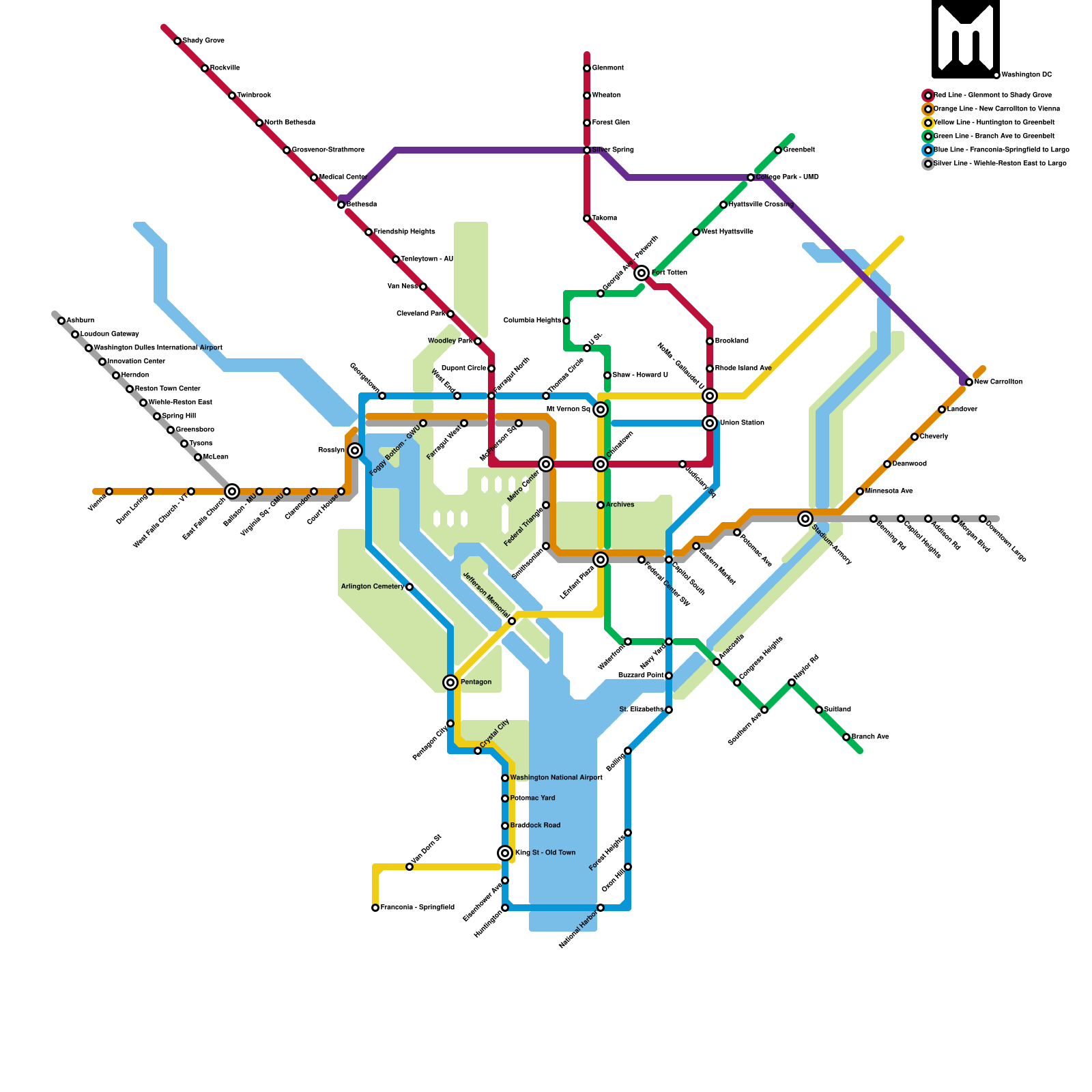 Washington - Metro Map Maker