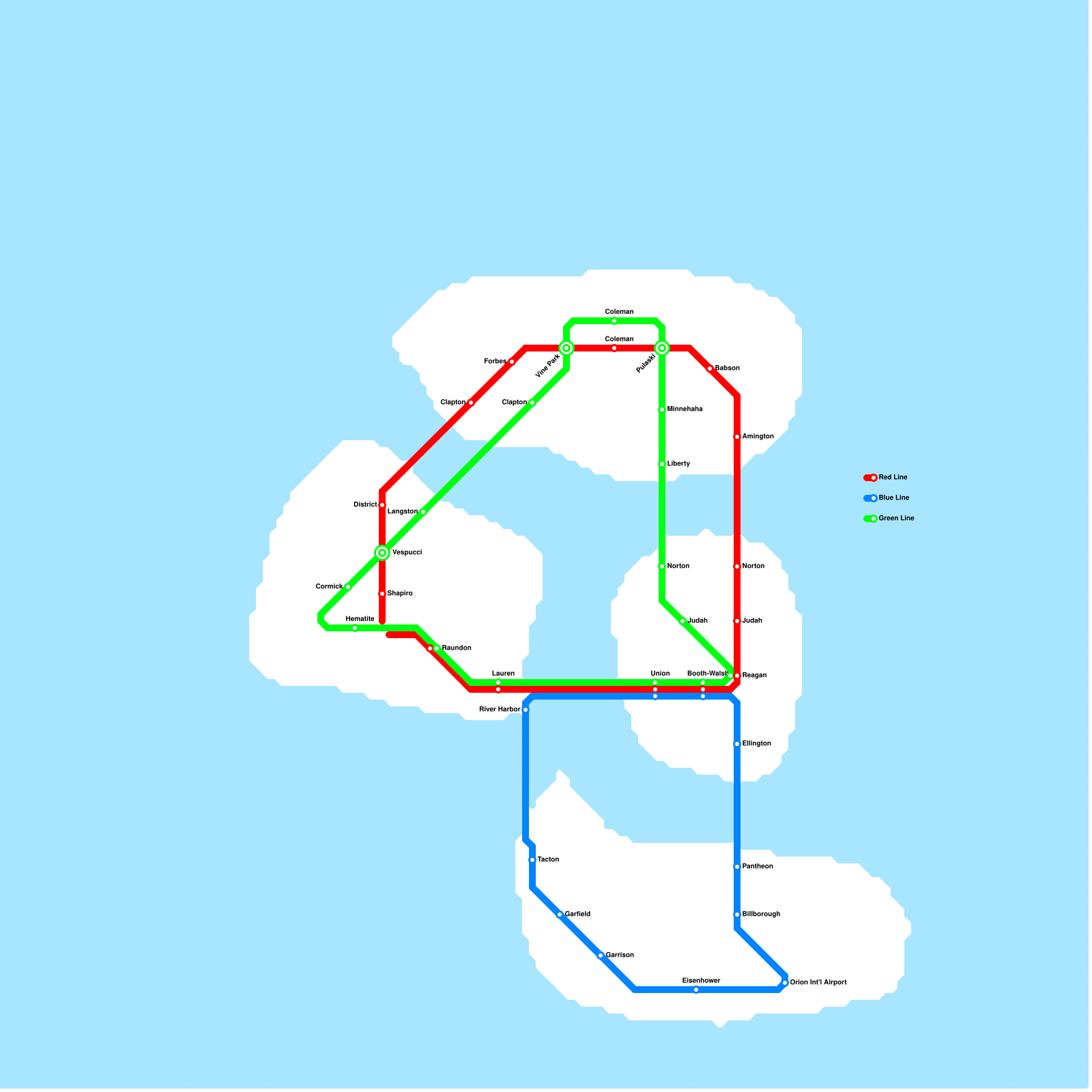 Chicago - Metro Map Maker